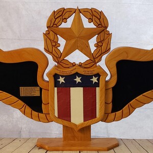 Air Force Pilot Wings Shadow Box - Etsy