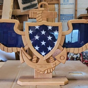 Navy Pilot Wings Shadow Box - Etsy