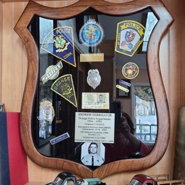 Police Shadow Box - Etsy