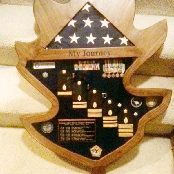 Navy Shadow Box - Etsy