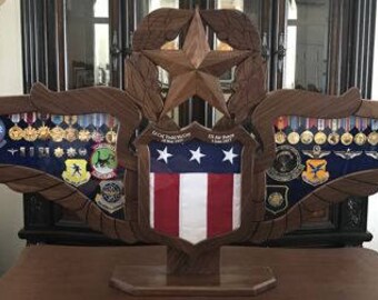 Air Force Pilot Shadow Box - Etsy