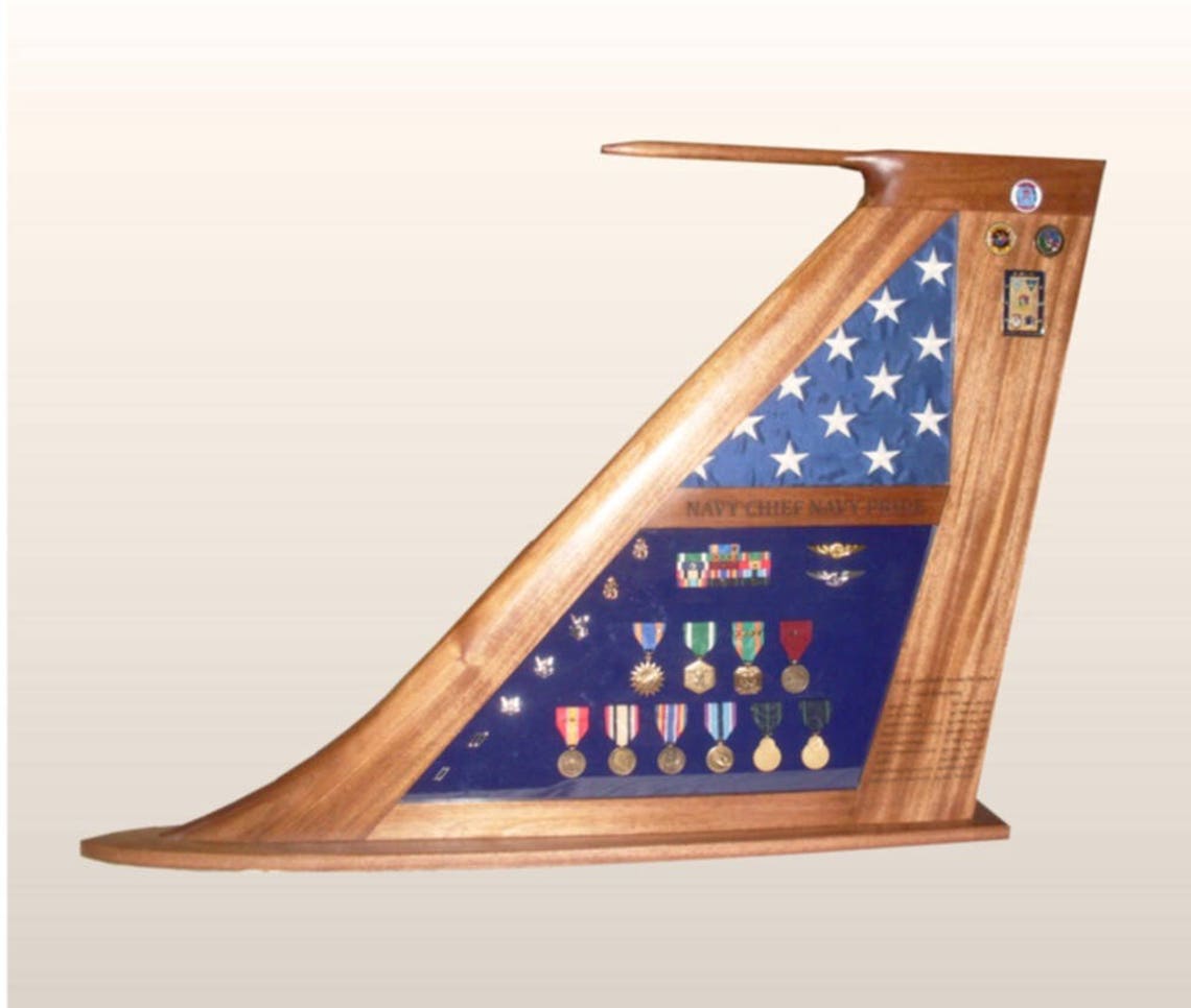 Aircraft Fin Flash Shadow Box various Styles | Etsy