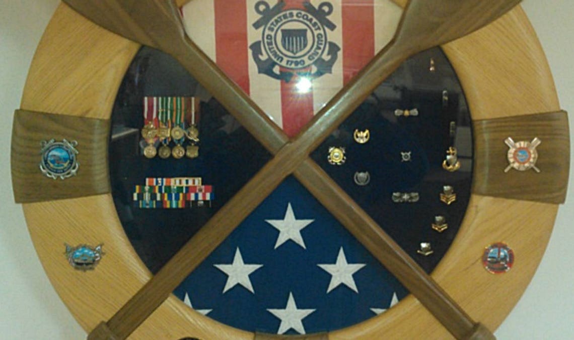 USCG Surfman Shadow Box Display - Etsy