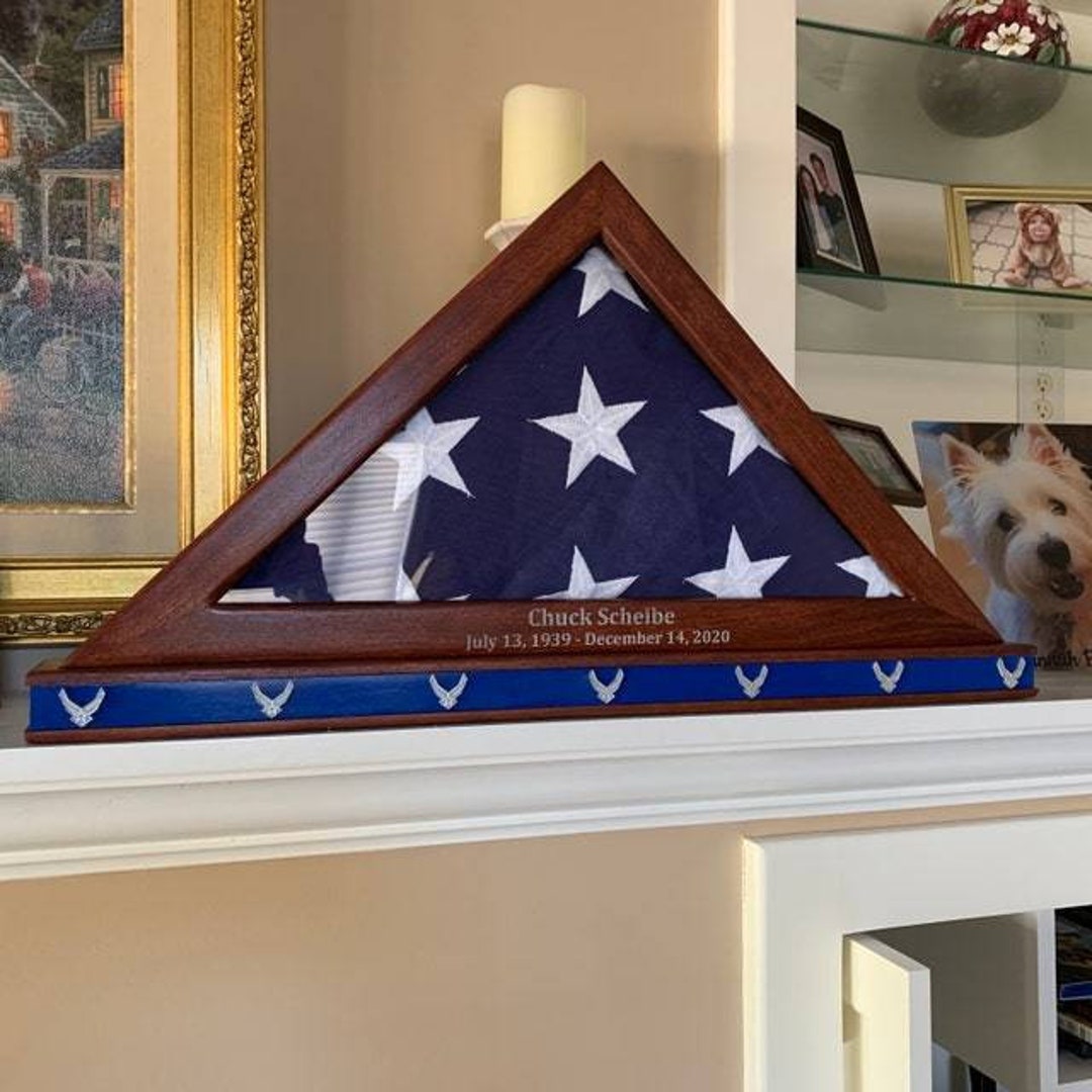 Memorial Flag Display Case (for 5x9 to 5x10 Memorial Sized Flags) - Etsy