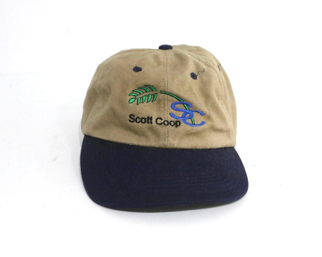 Vintage 1990s Forest Green CO-OP Scott DAD Hat -- Snapback Adjustable ...