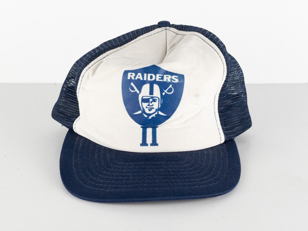 Vintage 1970s 80s OAKLAND RAIDERS Vintage NFL Football Mesh Trucker ...