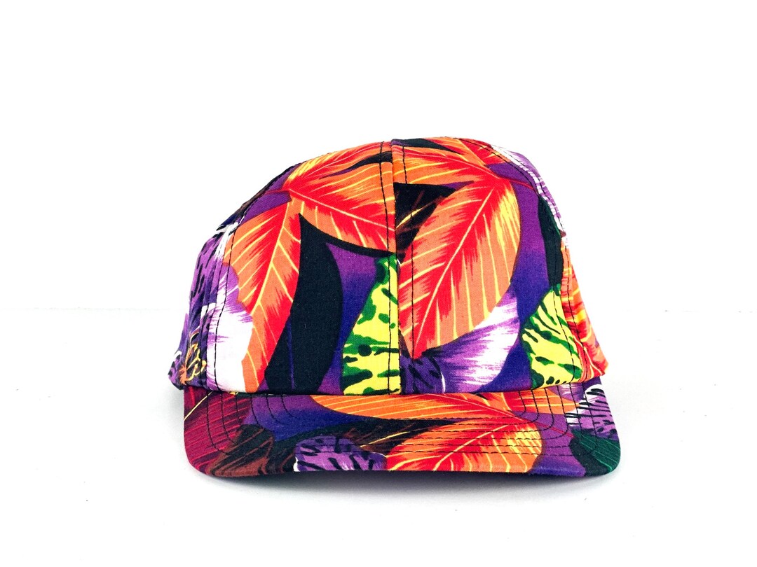 Vintage HAWAIIAN Style Y2K Snapback Vintage Baseball Cap Hat Great ...