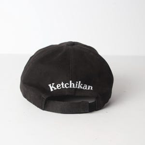 Vintage KETCHIKAN ALASKA Wolf Embroidered All Over Print BASEBALL Hat ...