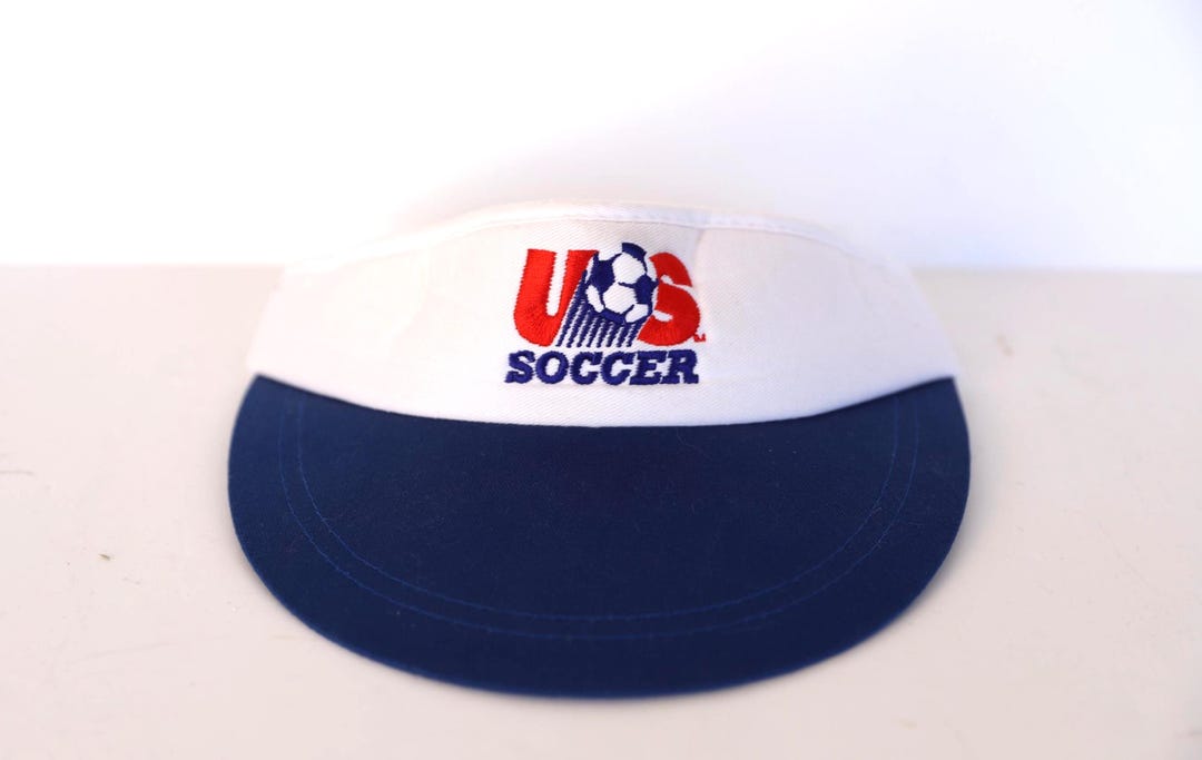Vintage U.S. Tri-color Vintage SOCCER 1990s Visor With Variable Sizing ...