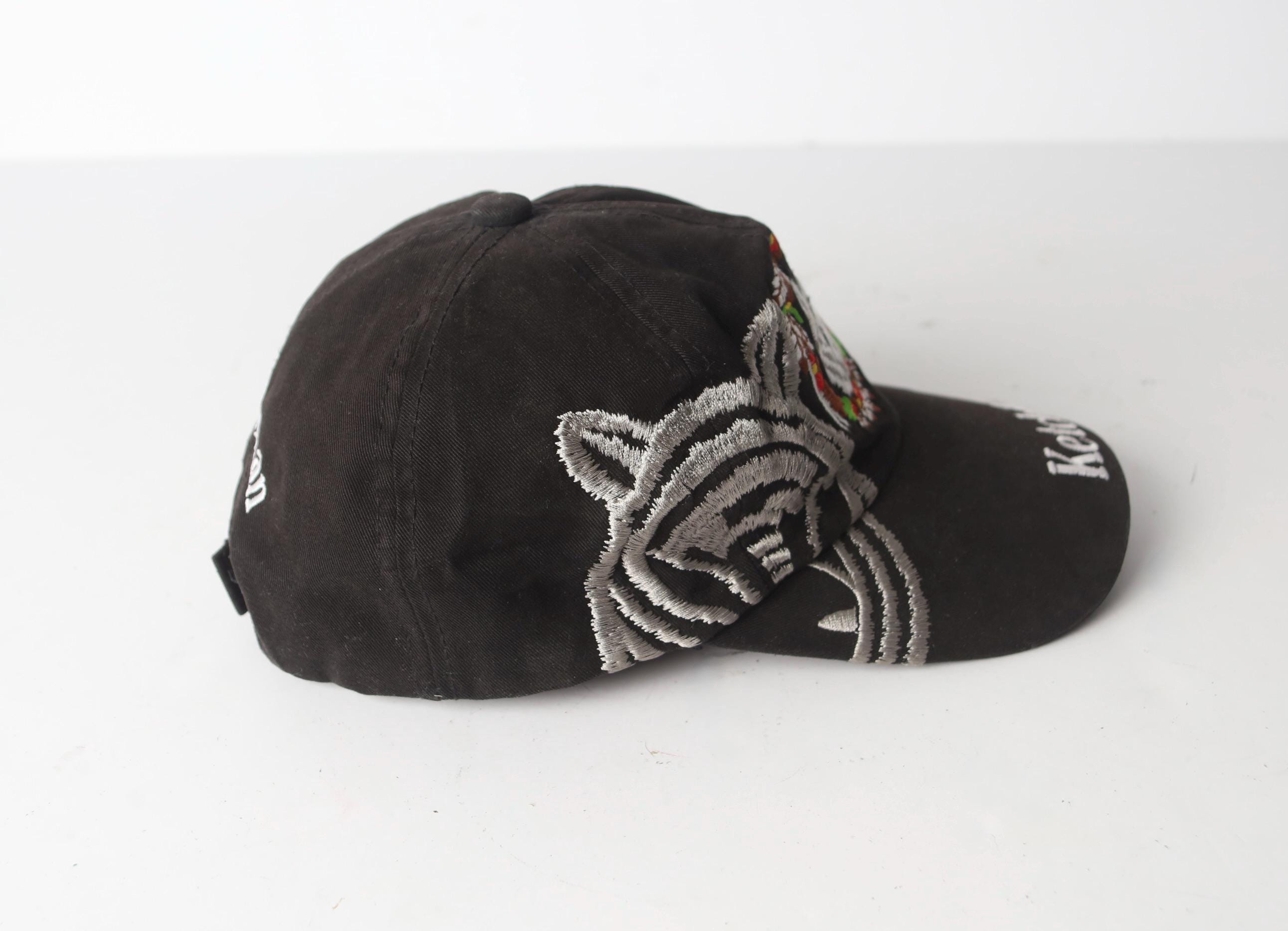 Vintage KETCHIKAN ALASKA Wolf Embroidered All Over Print BASEBALL Hat ...