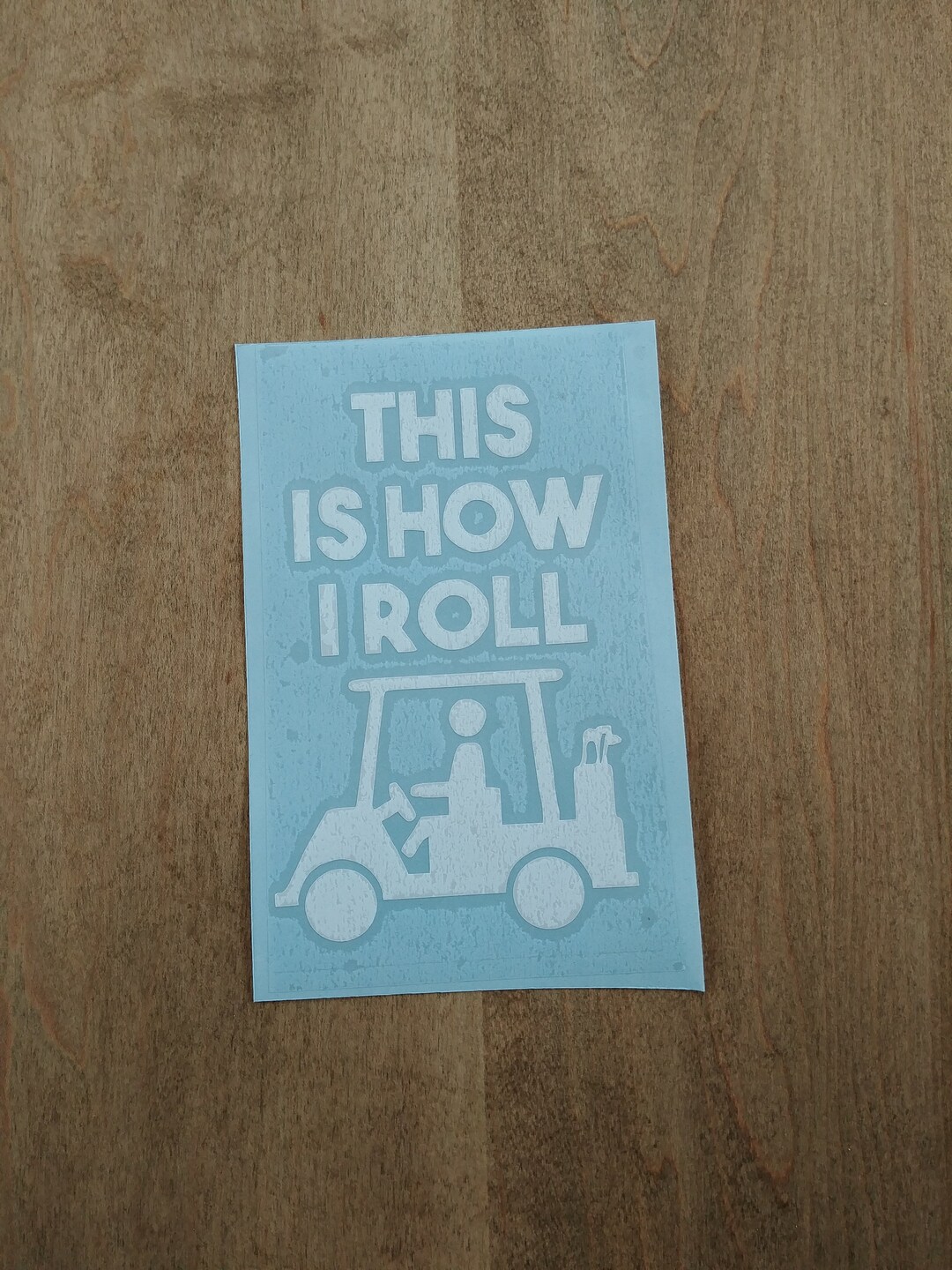 Golf Cart - This is How I Roll Sticker - Car Decal - Etsy