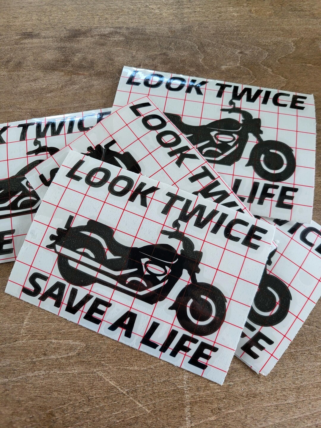 Decal - Look Twice Save a Life Sticker - Motorcycle - Etsy