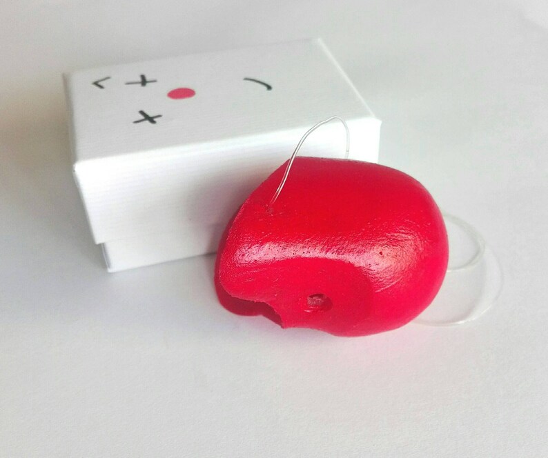 Red Clown Nose / Bozo Nose - Rubber Nose - Etsy