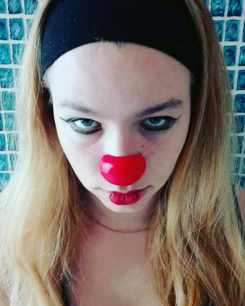 Clown Nose - ZAZIE - Rubber Red Nose - - Etsy