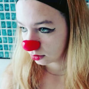 Clown Nose - ZAZIE - Rubber Red Nose - - Etsy