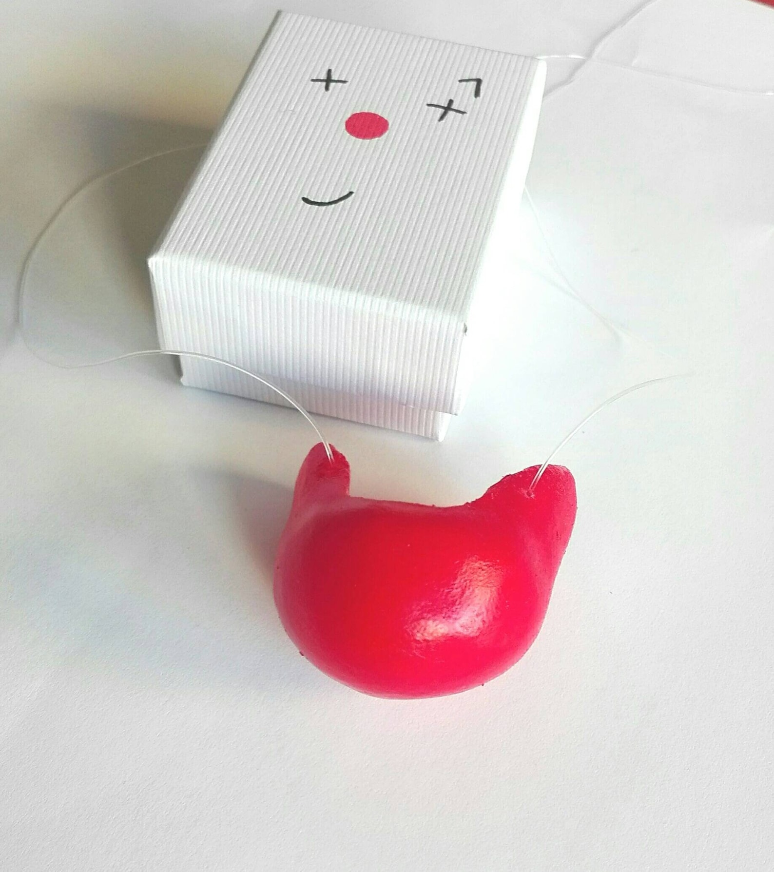Red Clown Nose / Zazou Nose Rubber Nose - Etsy