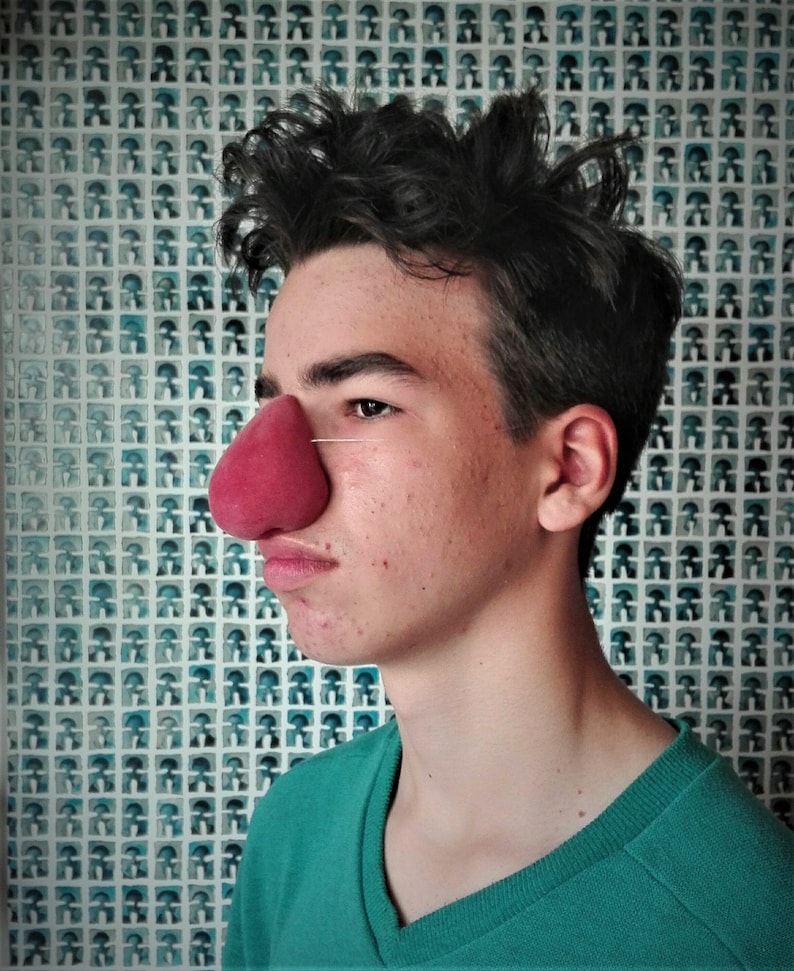 Clown Nose Drop Nose Slava handmade Rubber Nose - Etsy