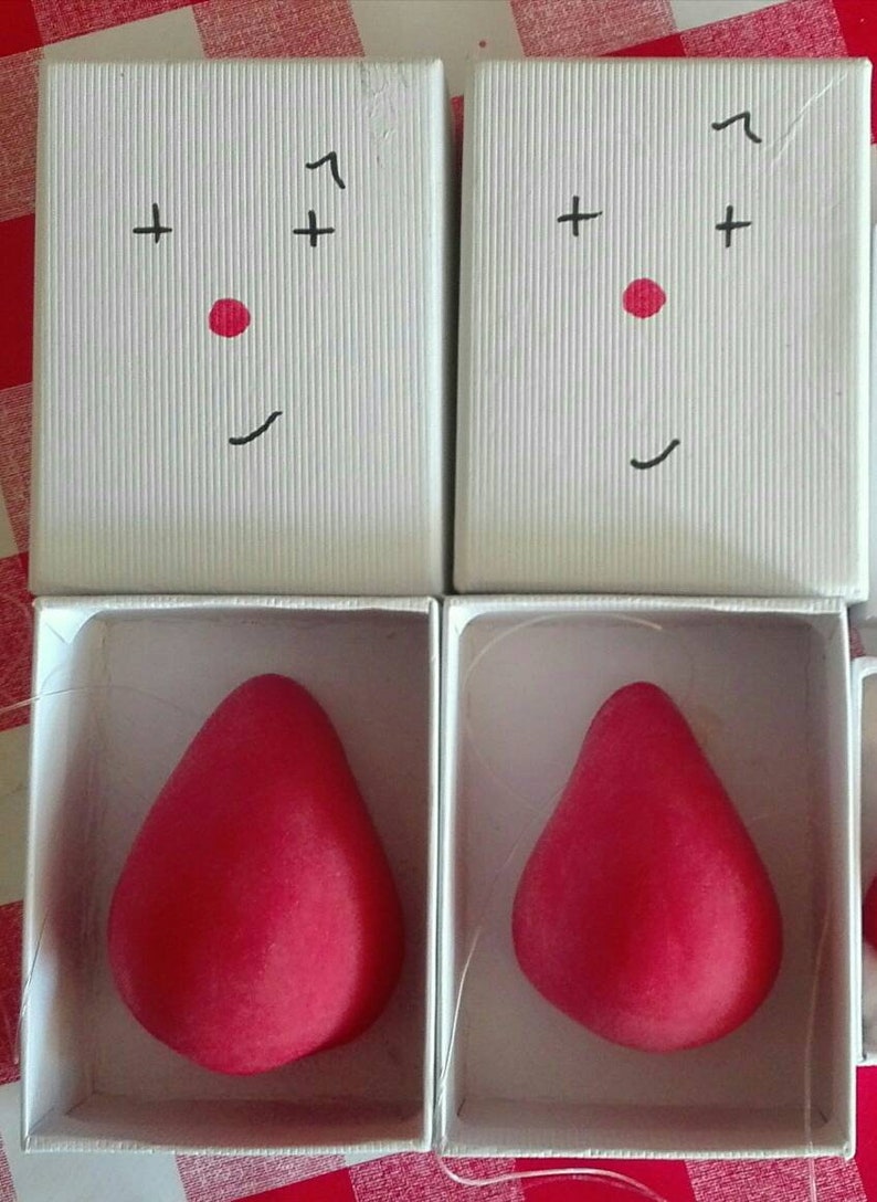 Clown Nose - Drop Nose - Slava -handmade Rubber Nose - Etsy