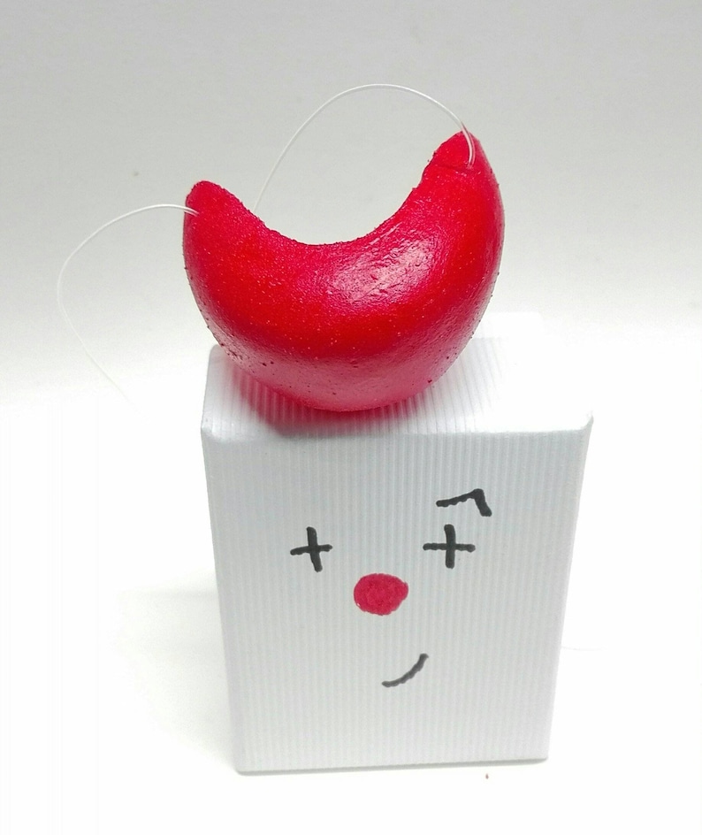 Clown Nose ZAZIE Rubber Red Nose - Etsy