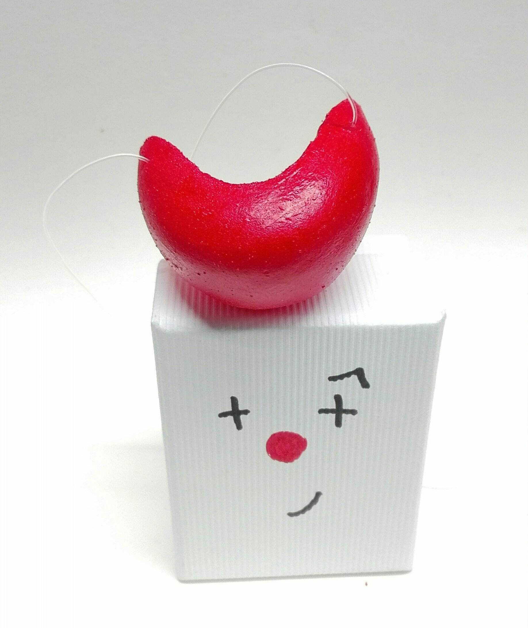 Clown Nose - ZAZIE - Rubber Red Nose - - Etsy
