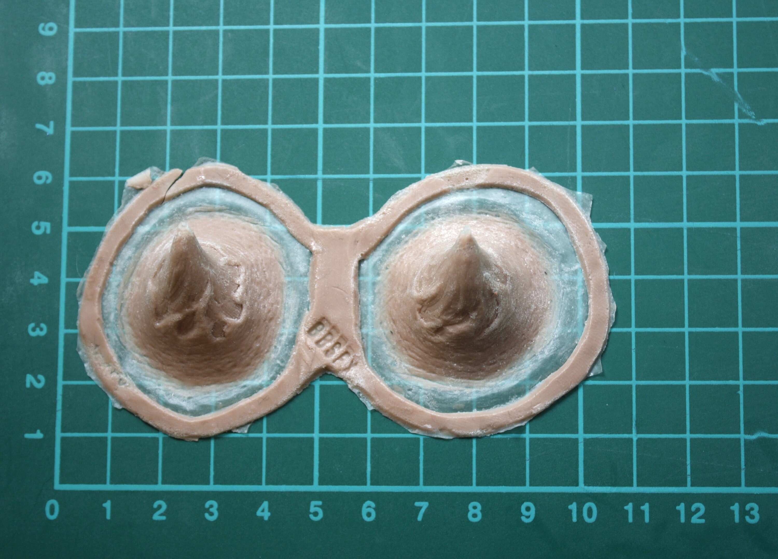 Pair of Realistic Small Prosthetic Horns encapsulated - Etsy UK