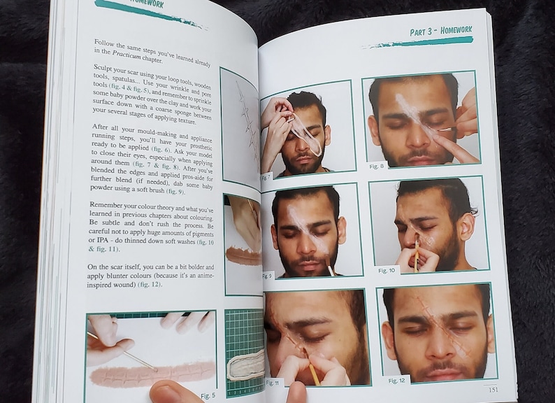 Prosthetics Makeup Effects Tutorial Book: Cosplay & SFX for Beginners ...