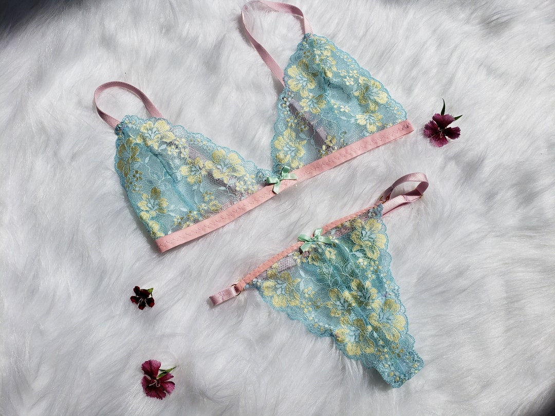 Lace Lingerie Set - Etsy New Zealand