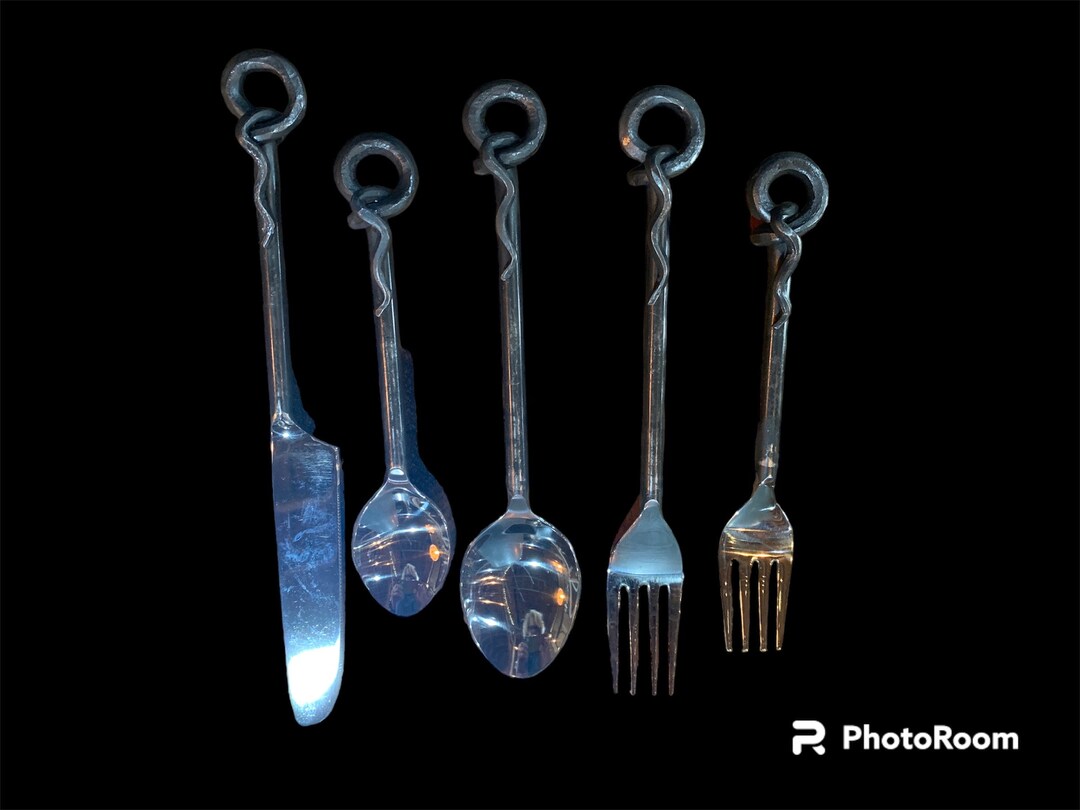Hand Forged Flatware (tableware) - Etsy