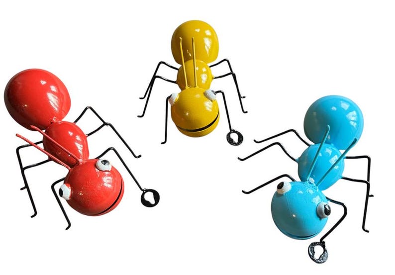 Happy Ant Decor Crafted From Metal - Etsy
