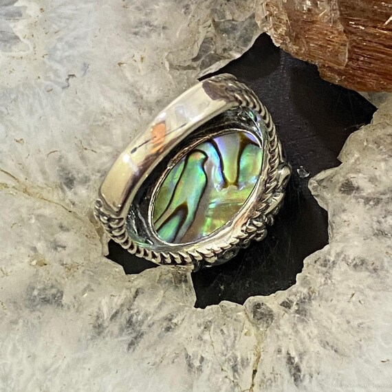 Carolyn Pollack Sterling Silver Oval Abalone & Crysta… - Gem