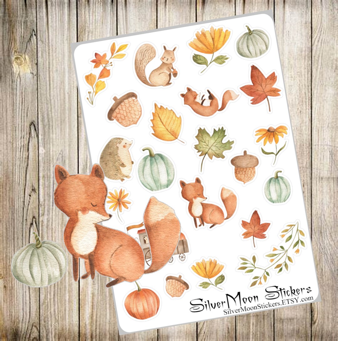 Planner Bojo Bullet Journal Organizer Stickers and Phrases - Foxy Fall ...