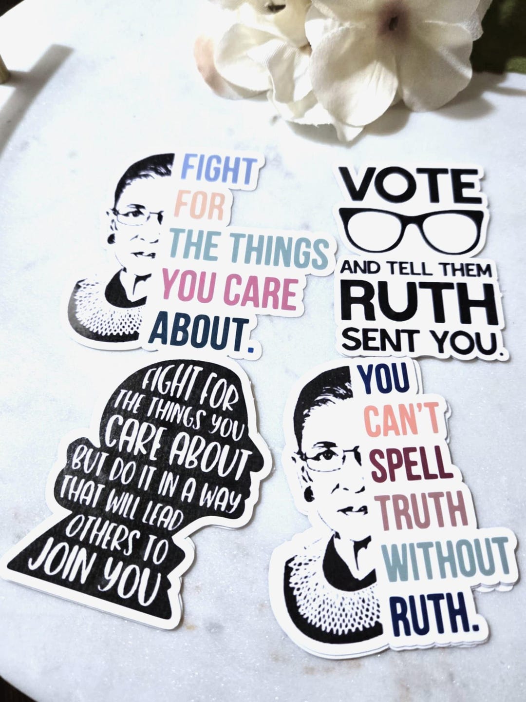 RBG, Women's Rights, Vinyl Decal Sticker, Dreams, Waterproof Outdoor ...