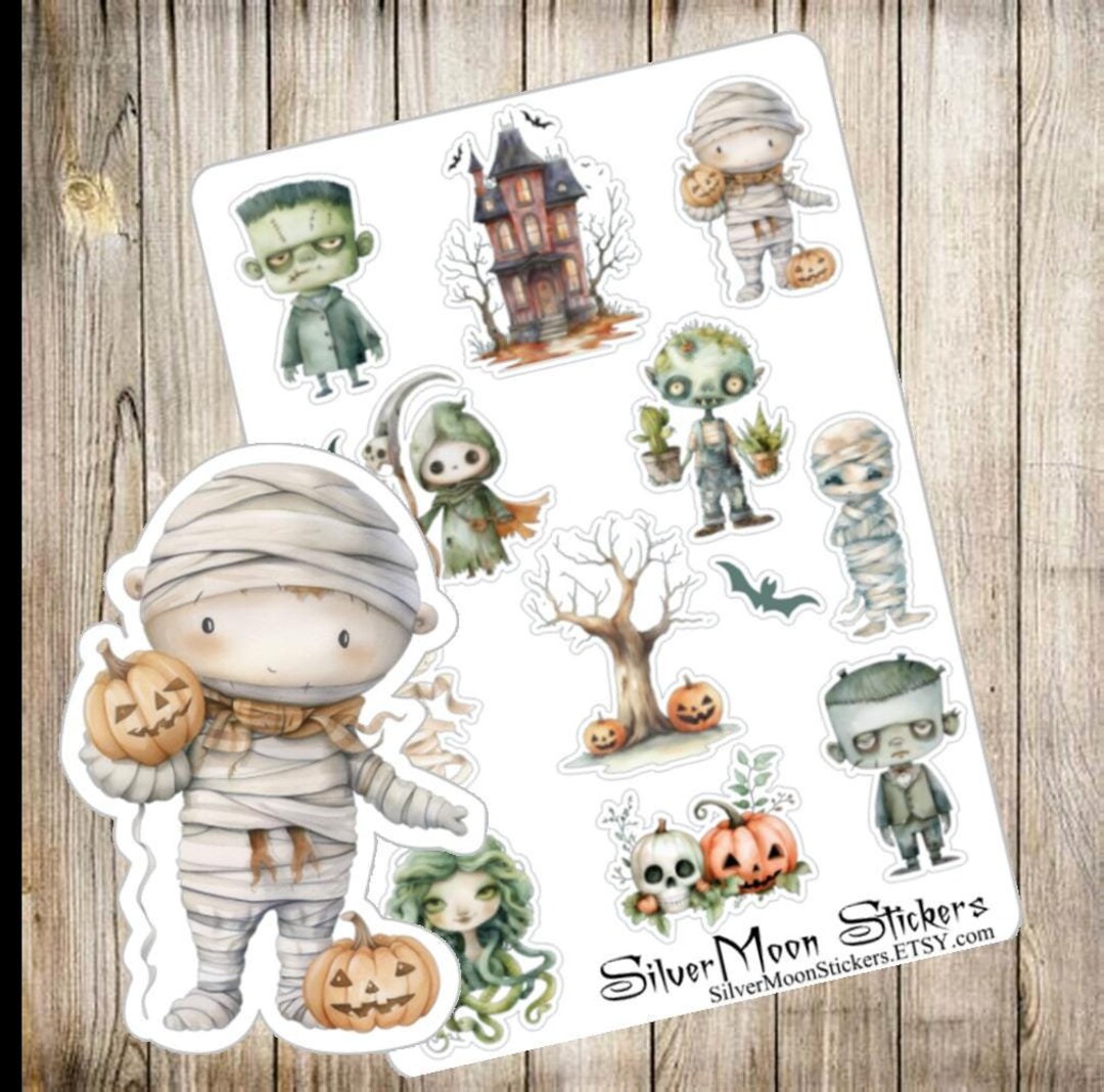 Planner Bojo Bullet Journal Organizer Stickers and Phrases - Halloween ...