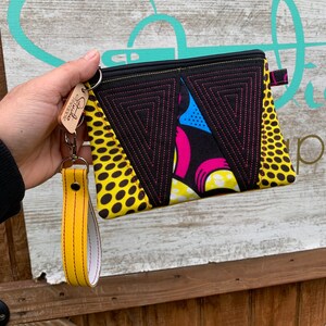 African Print Pouch, African Print Mini Wallet, Bright Print Pouch ...