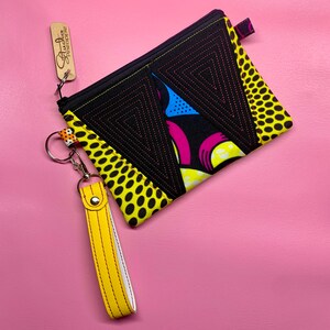 African Print Pouch, African Print Mini Wallet, Bright Print Pouch ...