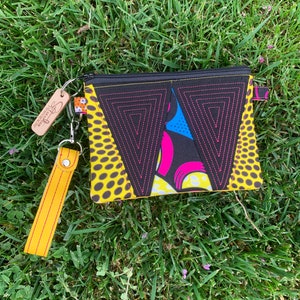 African Print Pouch, African Print Mini Wallet, Bright Print Pouch ...
