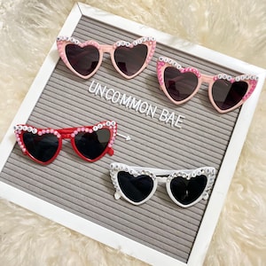 Custom Bedazzled Sunglasses | Personalized Bridesmaid Gift | Embelished ...
