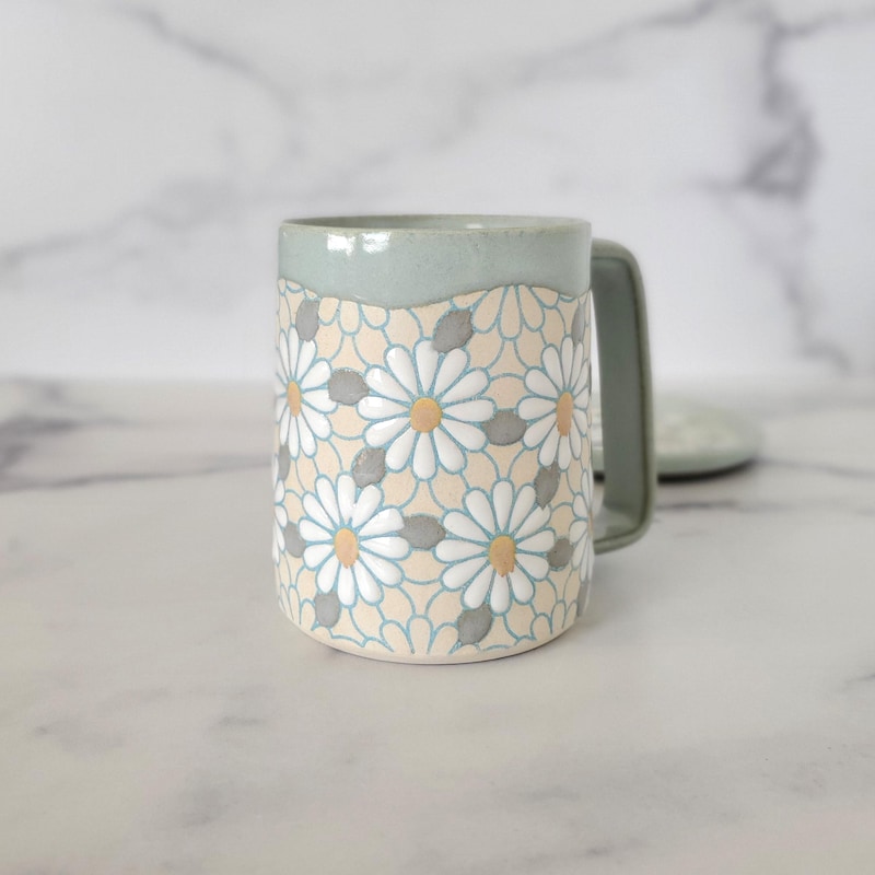 Daisy Mug - Etsy