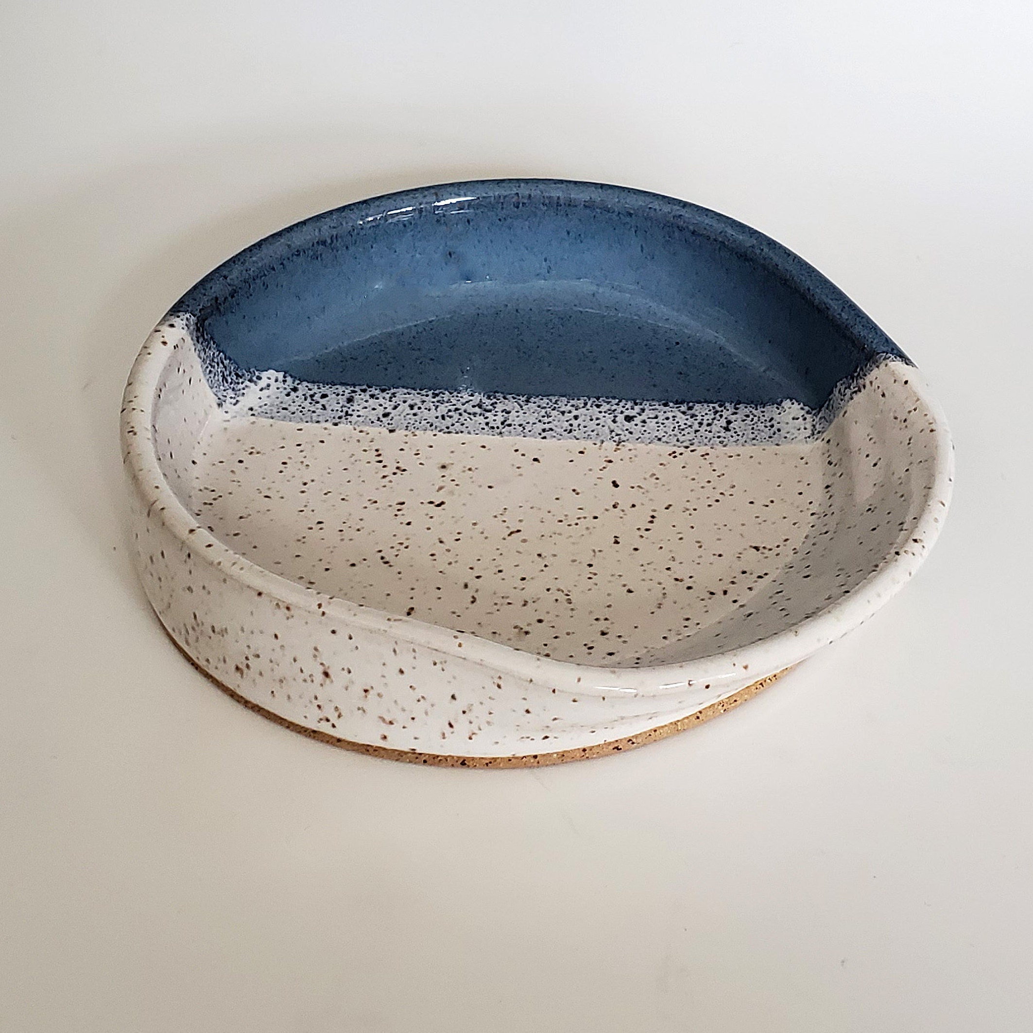 Ceramic Handmade Spoon Rest for Your Stovetop Two-color Spoon - Etsy