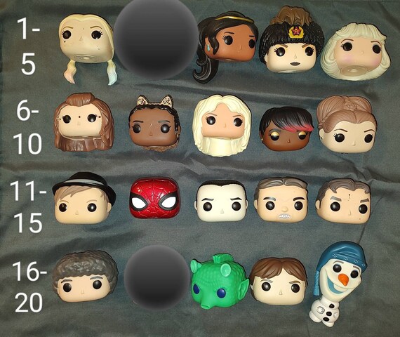 Dolls & Miniatures Funko Pop Parts Heads Miniatures Art & Collectibles ...