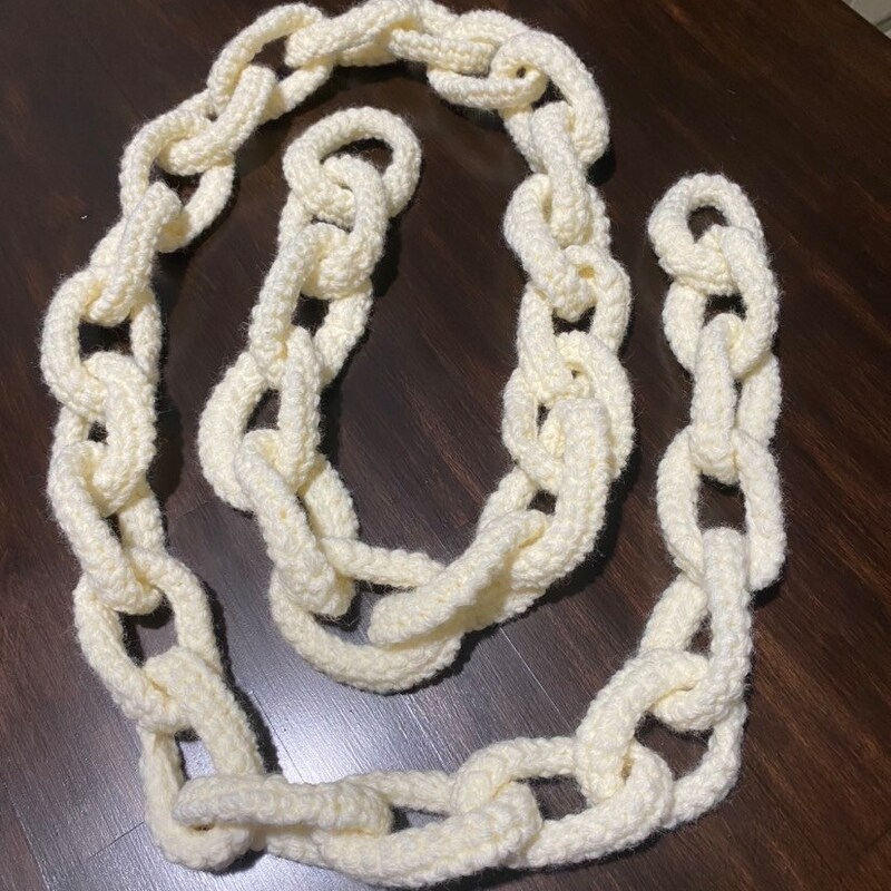 Crochet Chain Scarf - Etsy