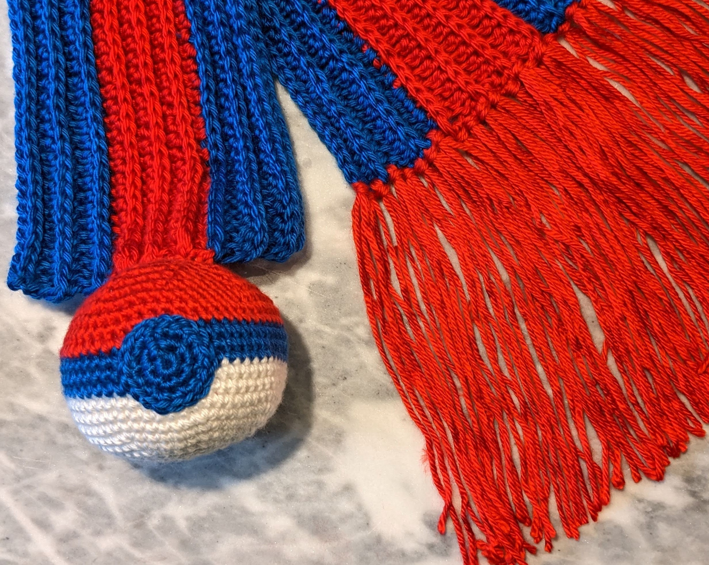 Pokemon Grusha's Scarf Crochet Pattern Scarlet Violet Ice Gym Leader ...