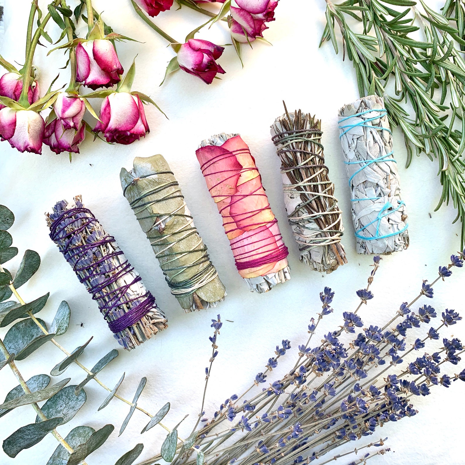 Blue Sage Bundle Alternative Sacred Smoke Stick White Sage - Etsy