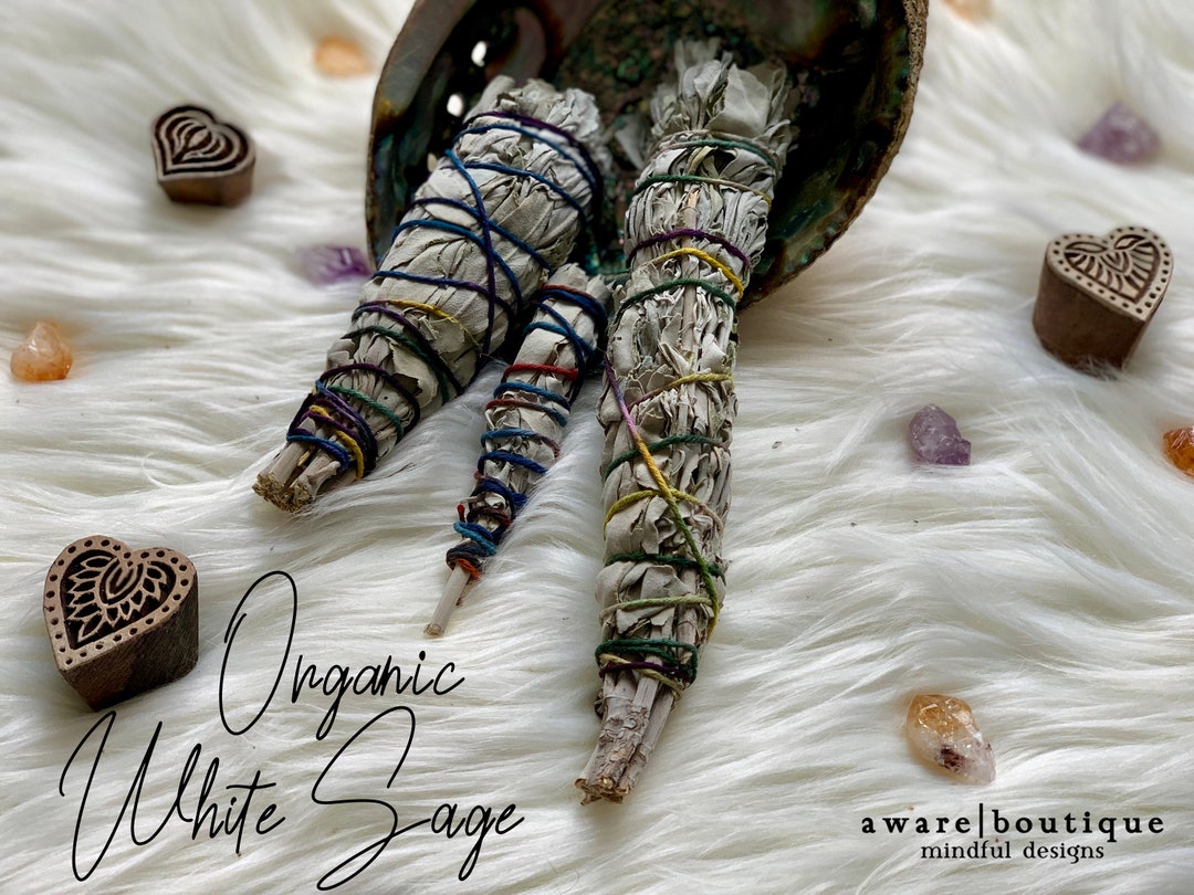 Organic White Sage Bundle | Sacred Smoke Stick | White Sage | Energy ...