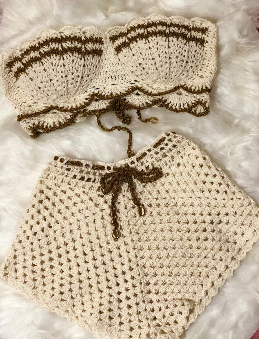 Beachwear in Crochet, Brazilian Fashion. - Etsy