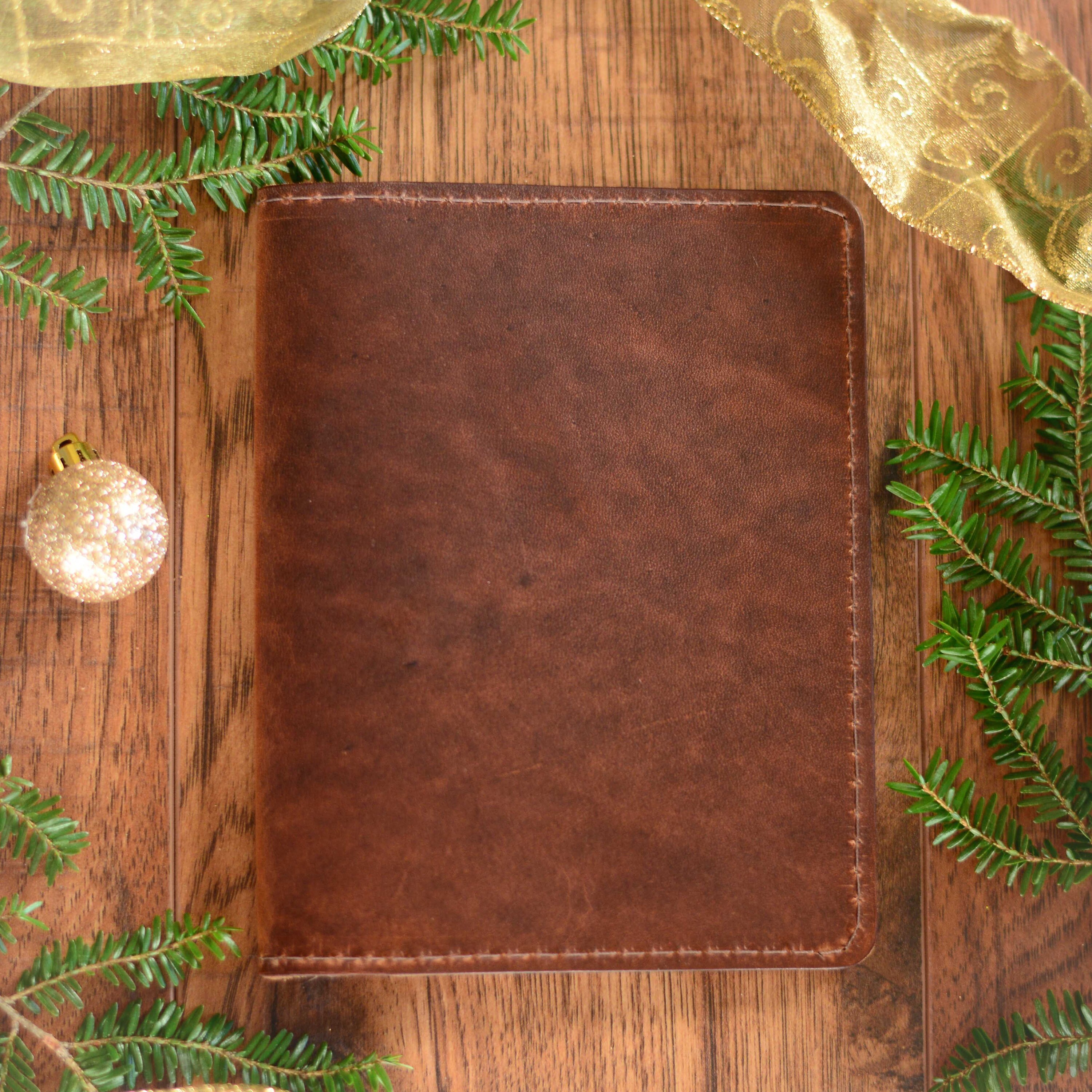 Real Leather Prescription Pad Rx Cover- Portrait | Great Gift for ...