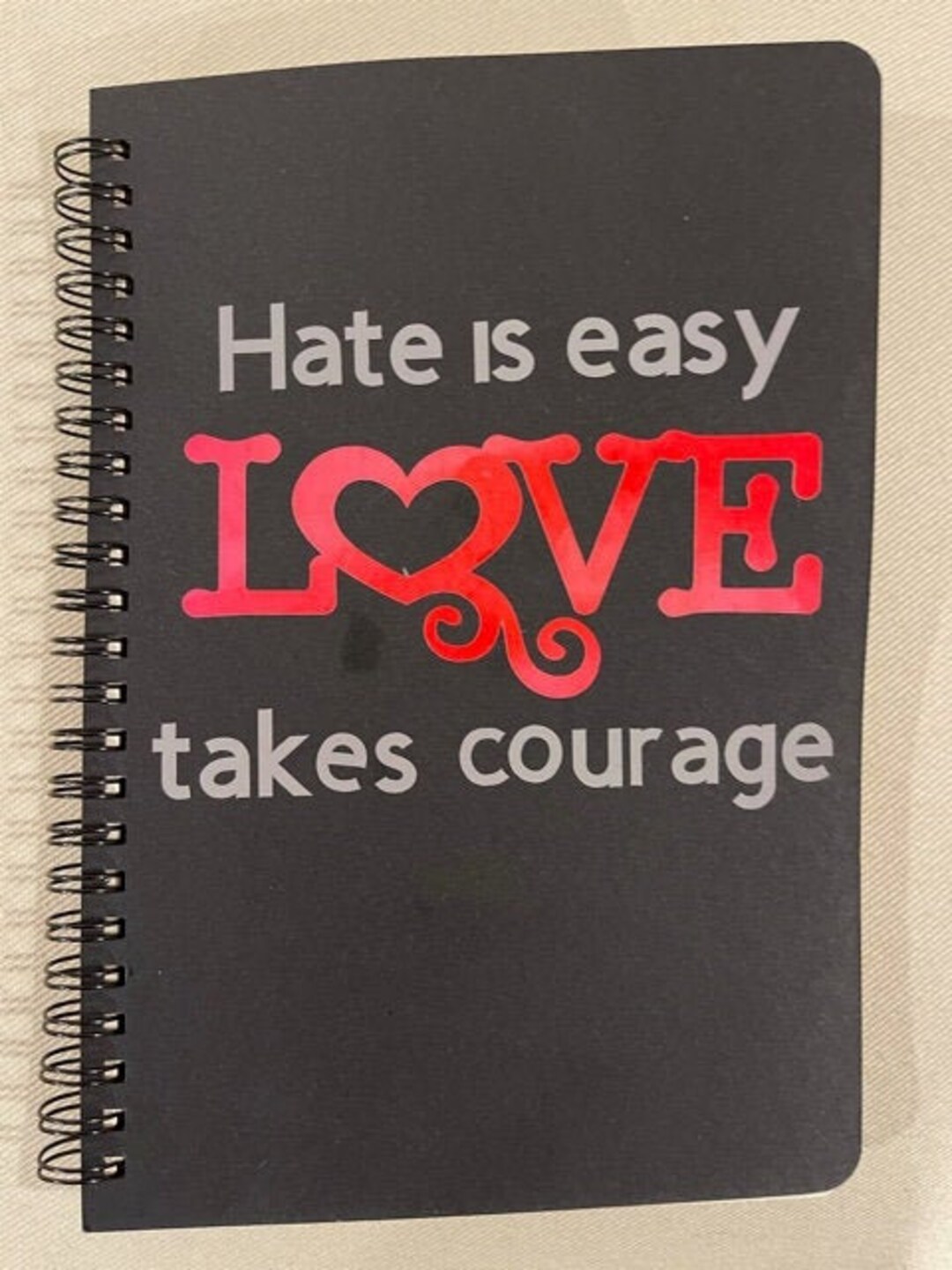 Hate is Easy Notebook - Etsy
