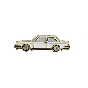 Vintage Car Enamel Pin | Volvo 240 Sedan | 70s | 80s | 90s Nostalgia - Etsy