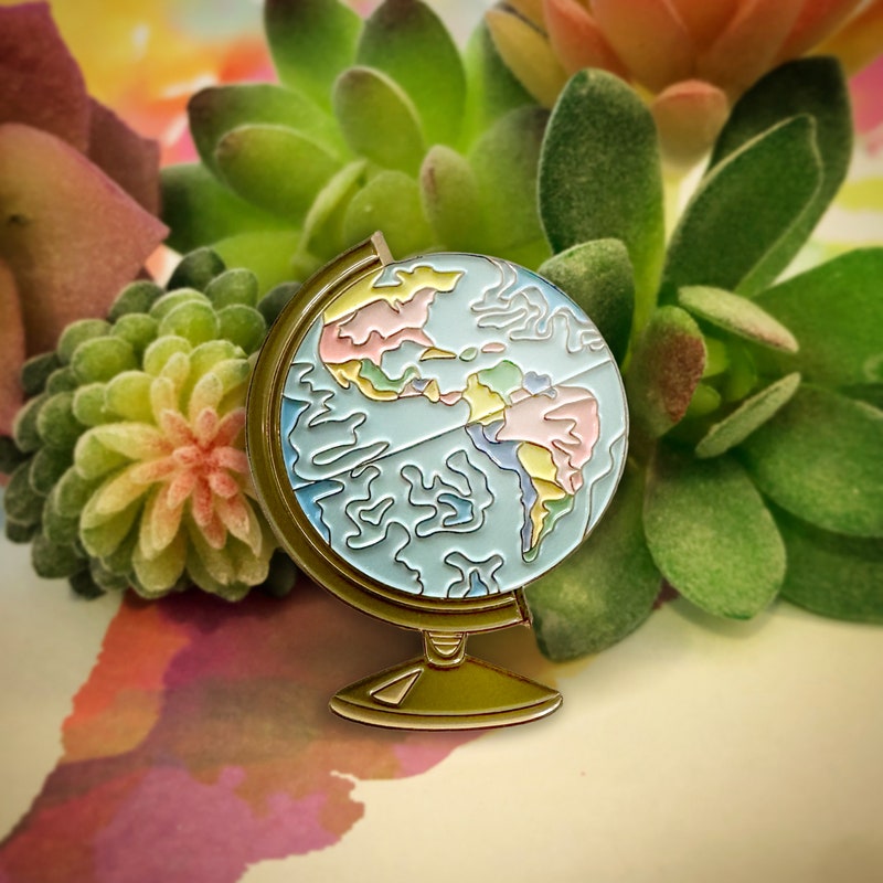 Earth Pins - Etsy
