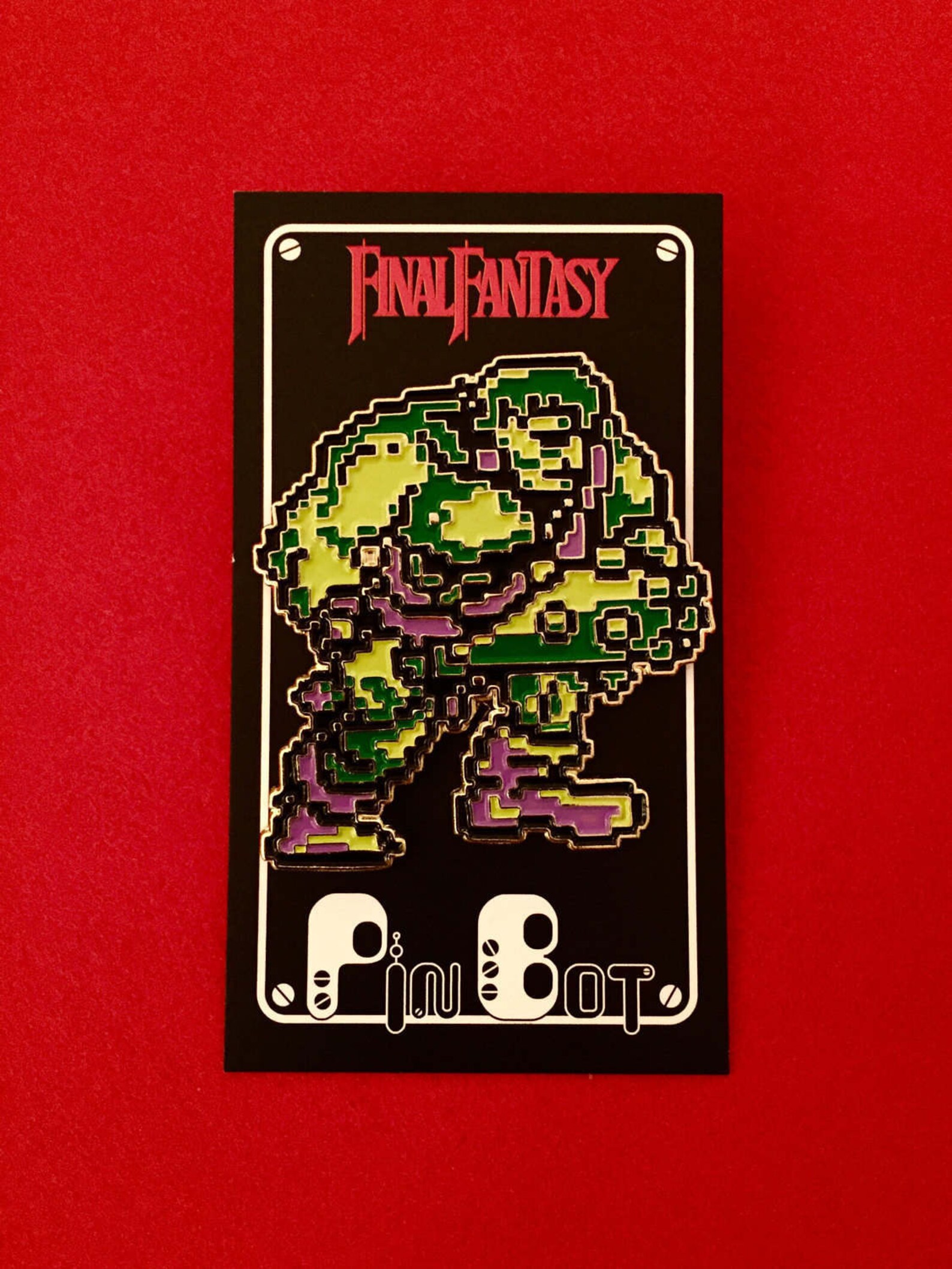 Retro 80s Final Fantasy 1 NES Inspired 8-bit Enamel Pin - Etsy